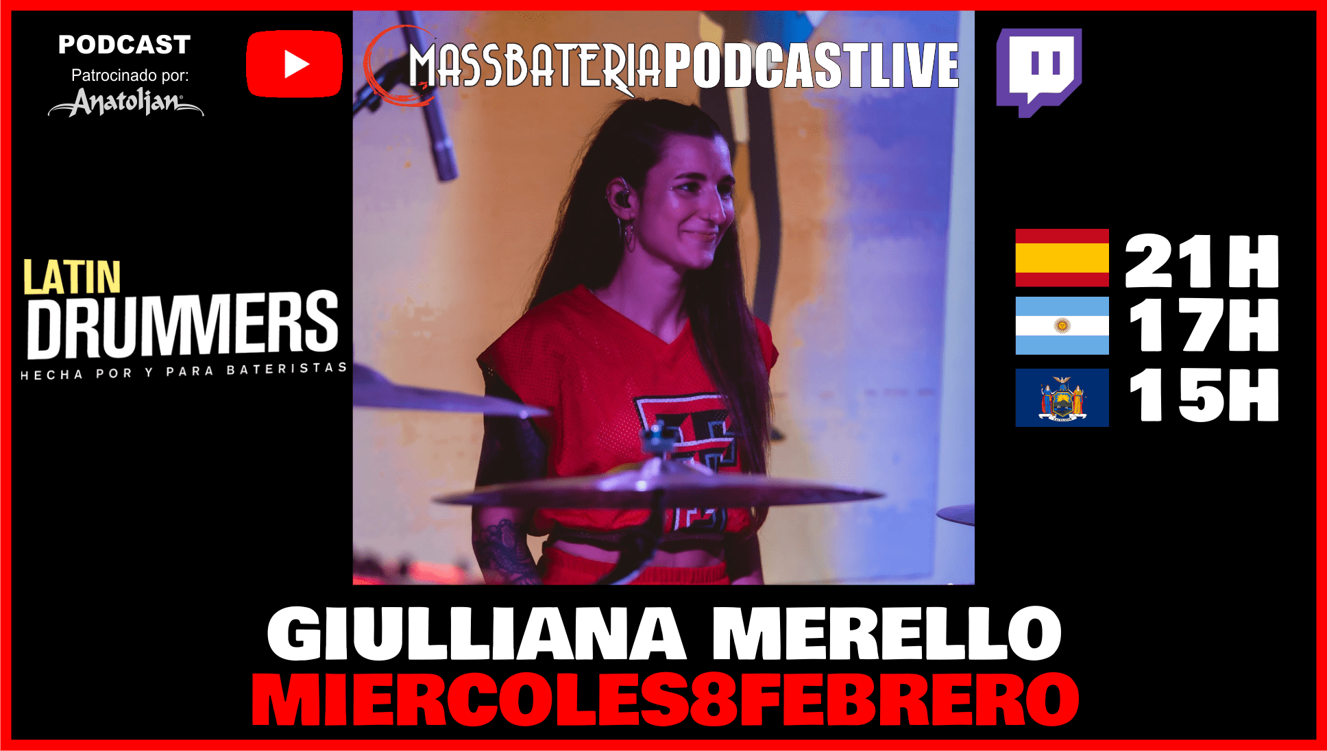 #101 GIULLIANA MERELLO EN MASSBATERIA - MassBateria